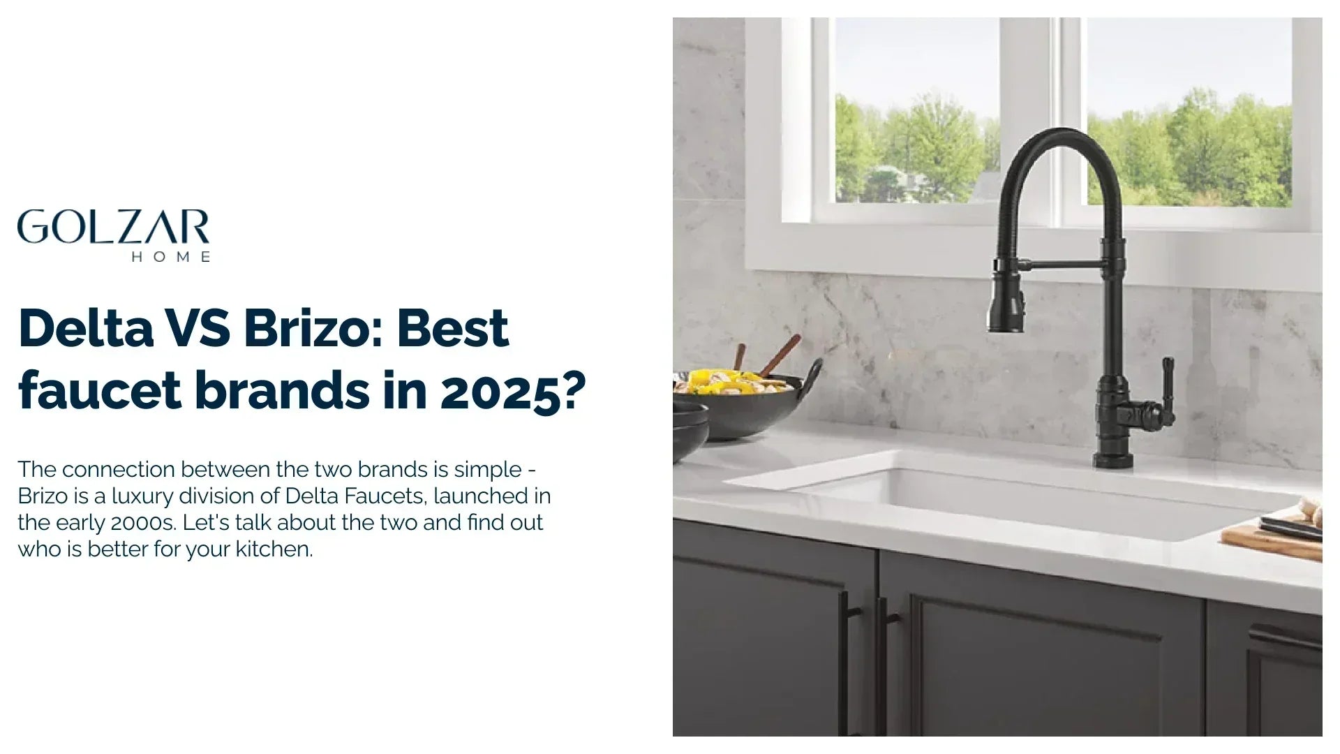 Delta VS Brizo: Best faucet brands in 2025? – Golzar Home